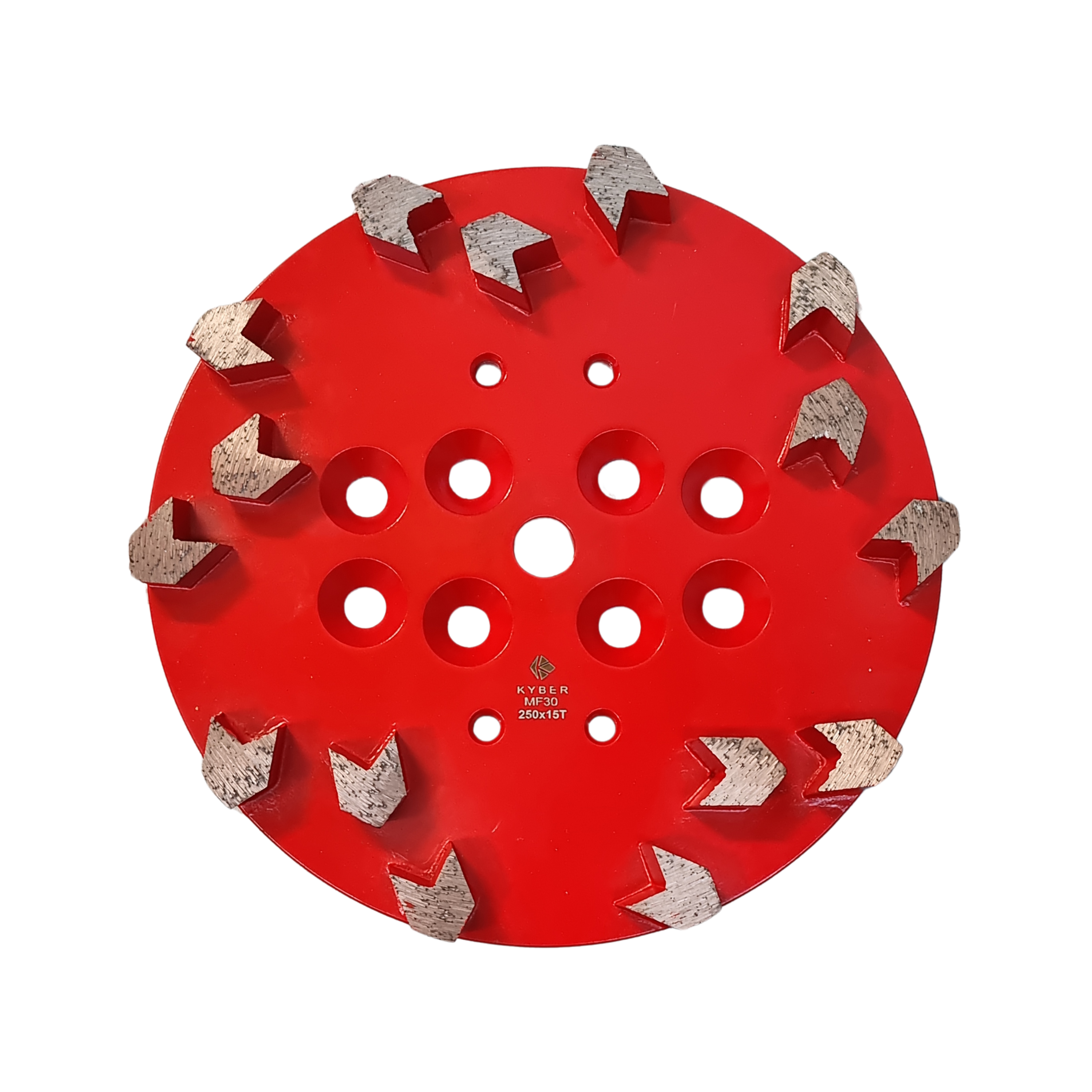 Arrow Plate 15 Segments 250mm (10 inch) 30 Grit – Kyber Tools